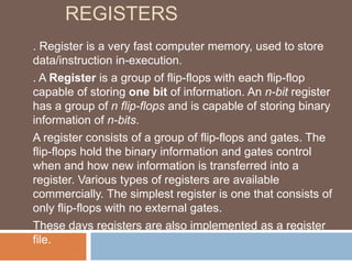 Registers in coa | PPTX