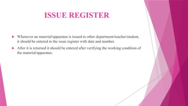 Registers in laboratory | PPTX | Science