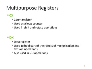 programmer model and registers of 8086.ppt
