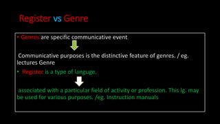 Register theory | PPTX