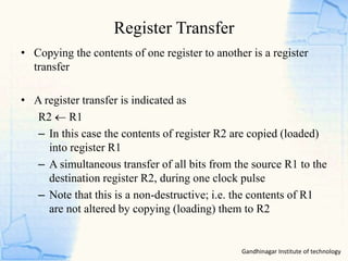 Register transfer and micro-operation | PPTX