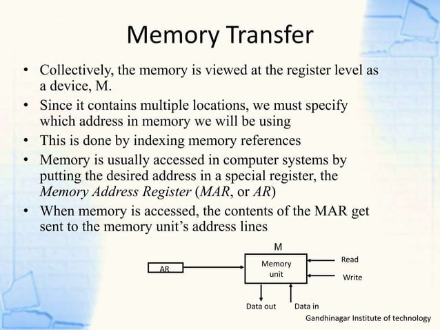 Register transfer and micro-operation | PPTX