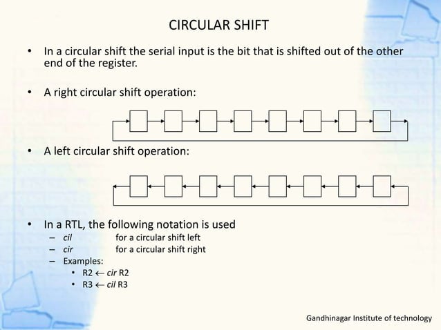 Register transfer and micro-operation