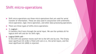Register transfer and microoperations | PPT