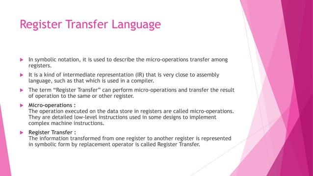 Register transfer and microoperations | PPT