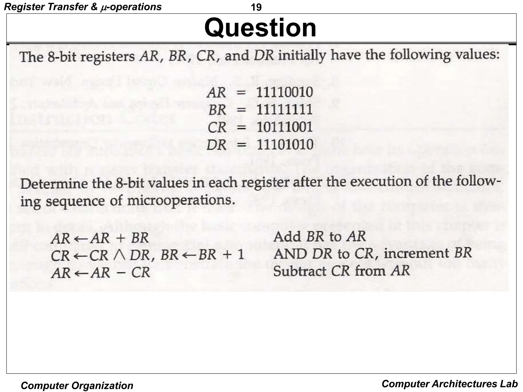 REGISTER TRANSFER AND MICROOPERATIONS2017-3-5.ppt | Programming ...