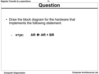 REGISTER TRANSFER AND MICROOPERATIONS2017-3-5.ppt | Programming Languages | Computing