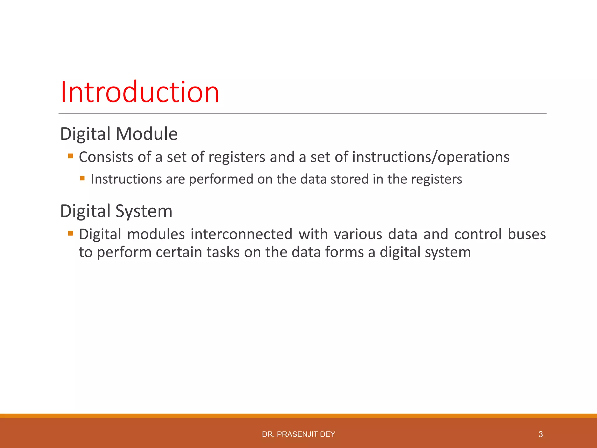 Register transfer and microoperations part 1 | PPT