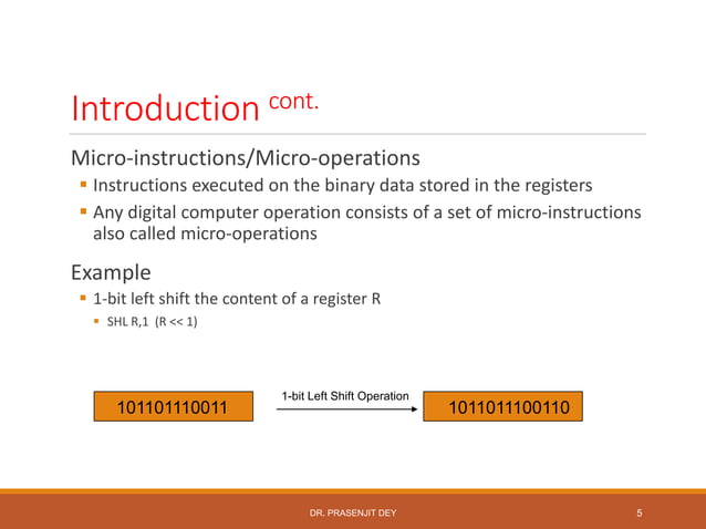 Register transfer and microoperations part 1 | PPT