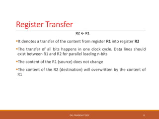 Register transfer and microoperations part 1 | PPTX