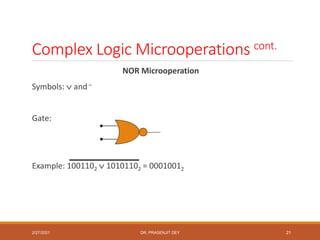 Register transfer and microoperations part 2 | PPT