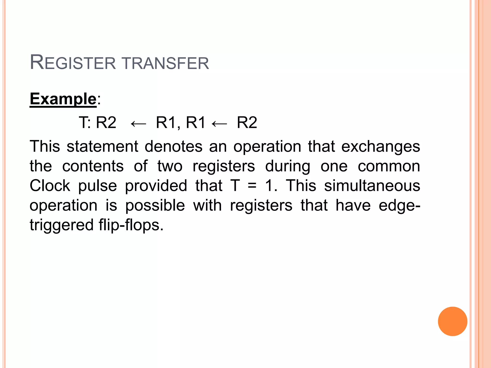 Register transfer language | PPTX
