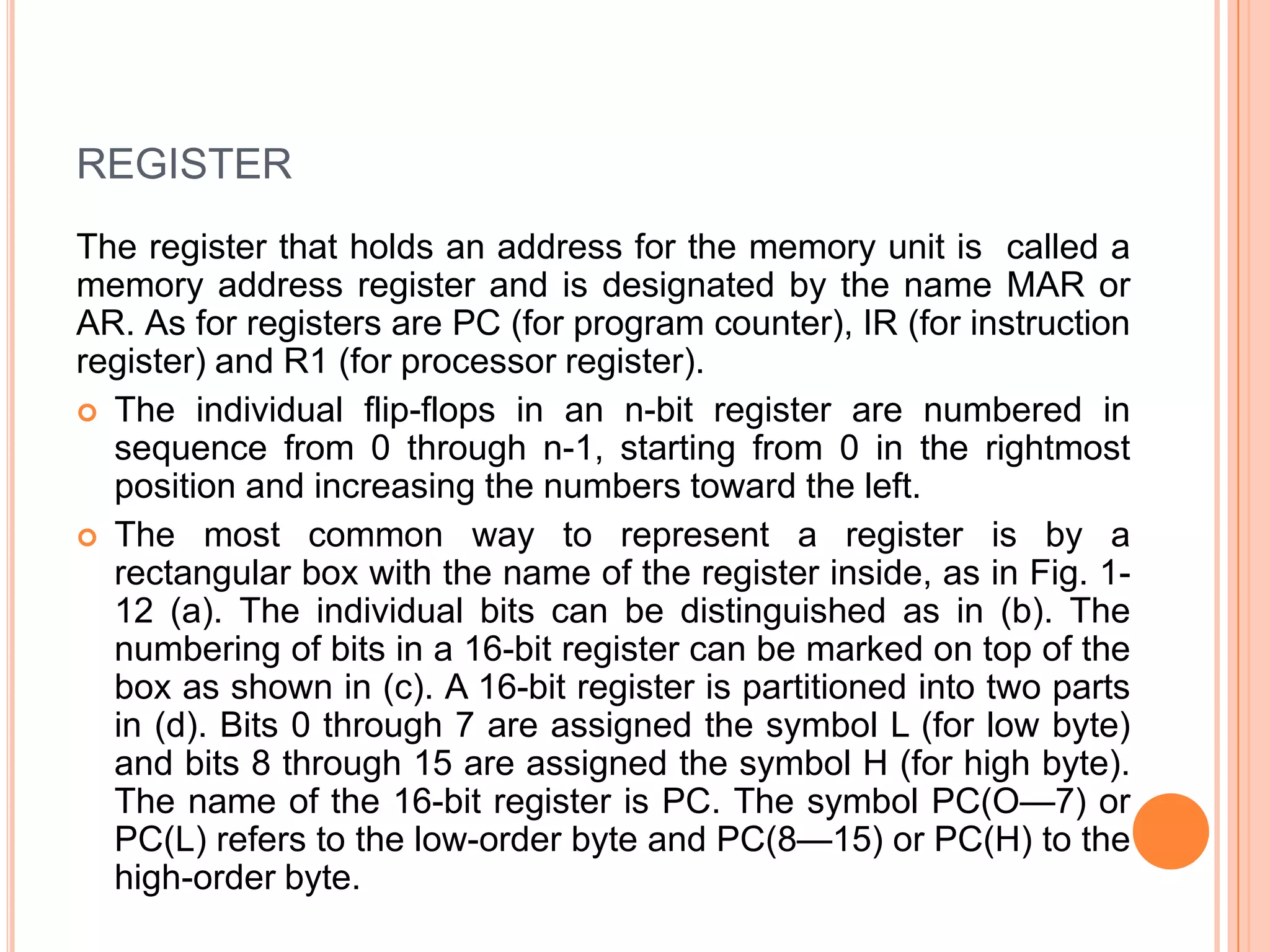 Register Transfer Language Pptx Programming Languages Computing