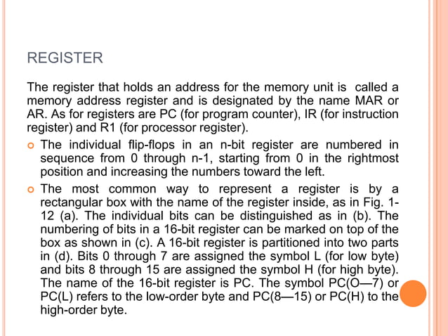 Register Transfer Language Pptx Programming Languages Computing