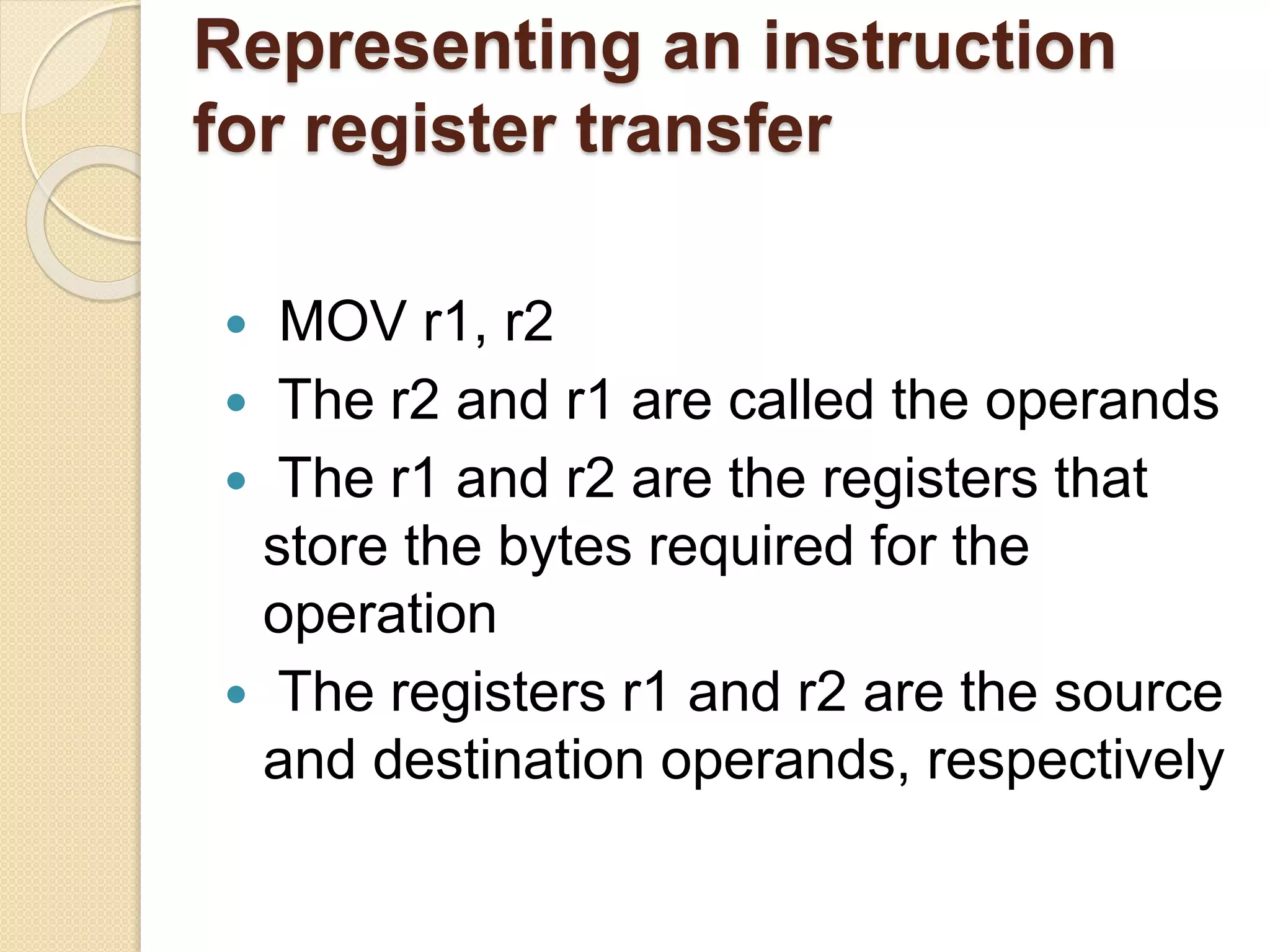 Register transfer language | PPTX