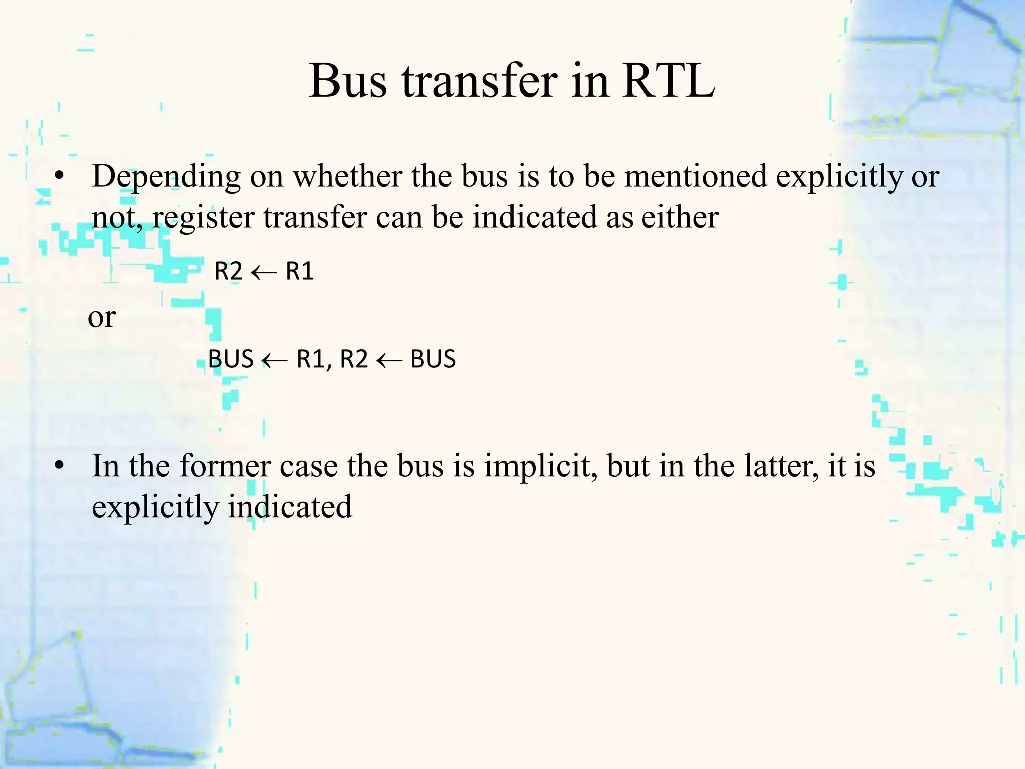 Register transfer language & its micro operations | PPTX
