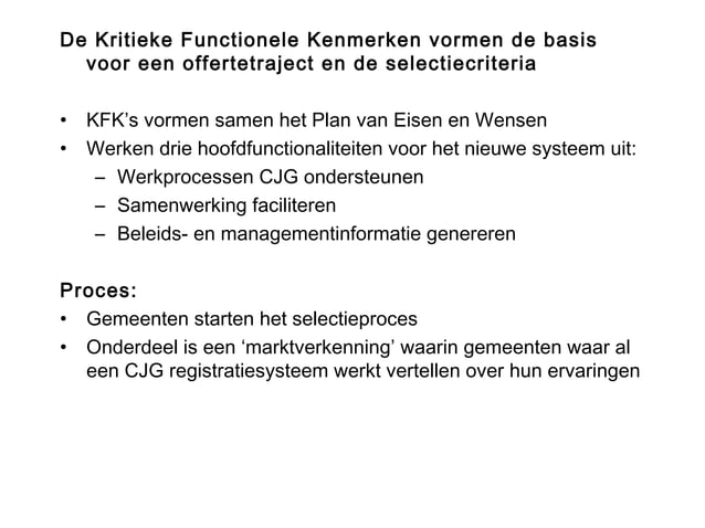 Registratie en volgsysteem centra jeugd en gezin zk | PPT
