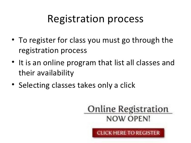 Registration