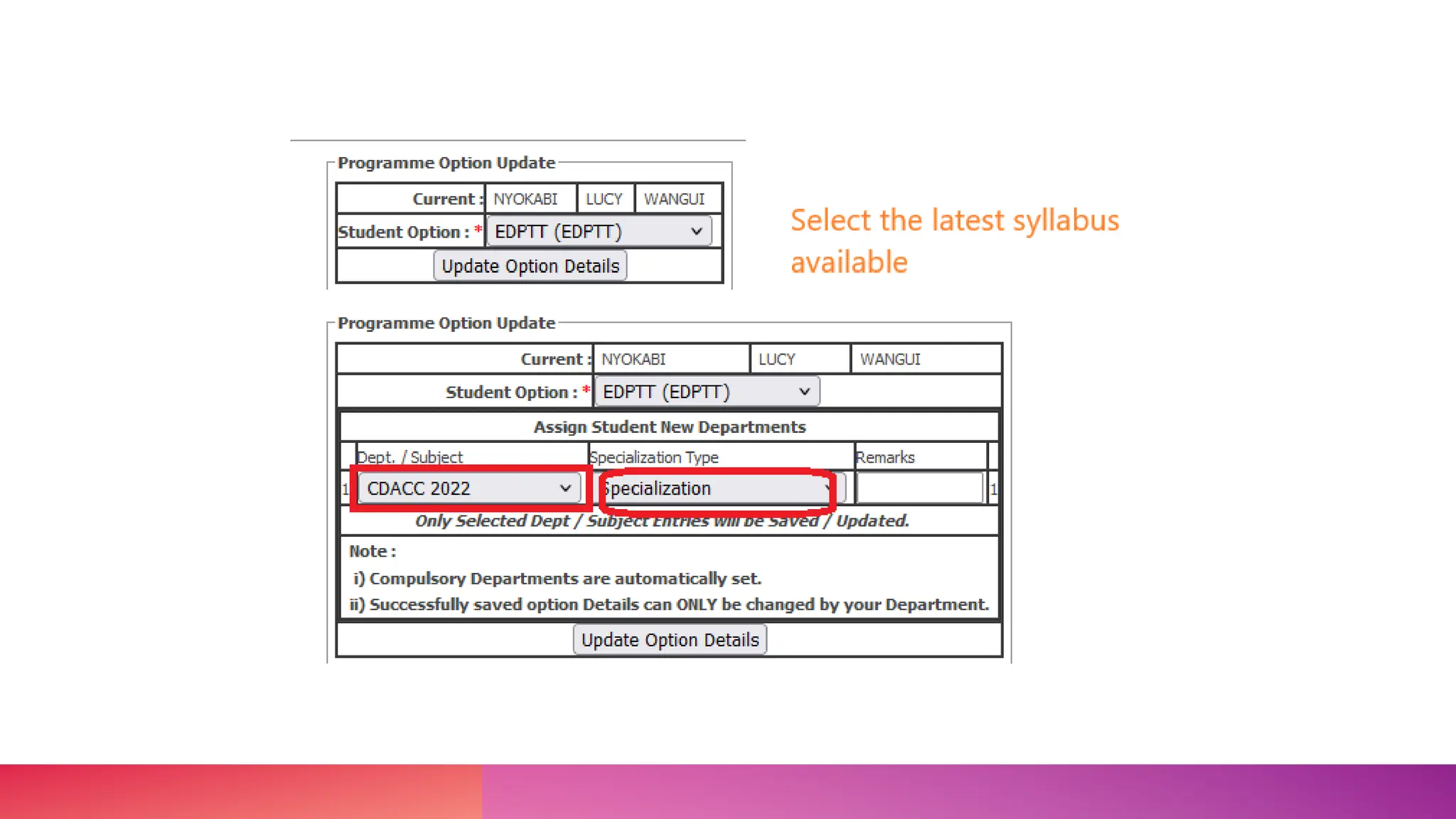 Unit registration for course registration .pptx