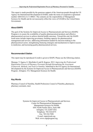 Registration pharmacy-personnel-namibia.final | PDF