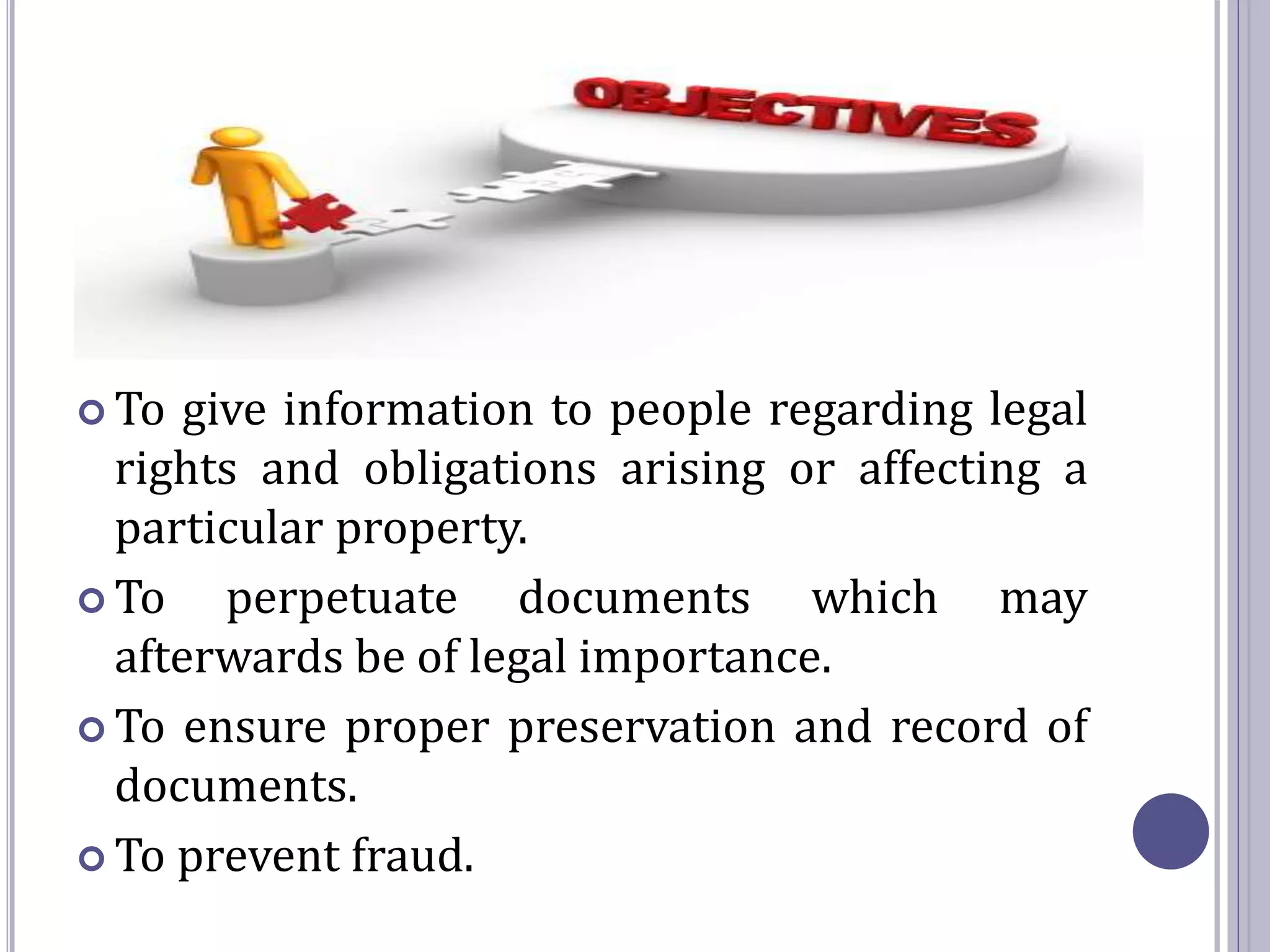 Registration Act, 1908 | PPTX