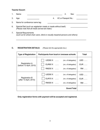 Registration Form | PDF