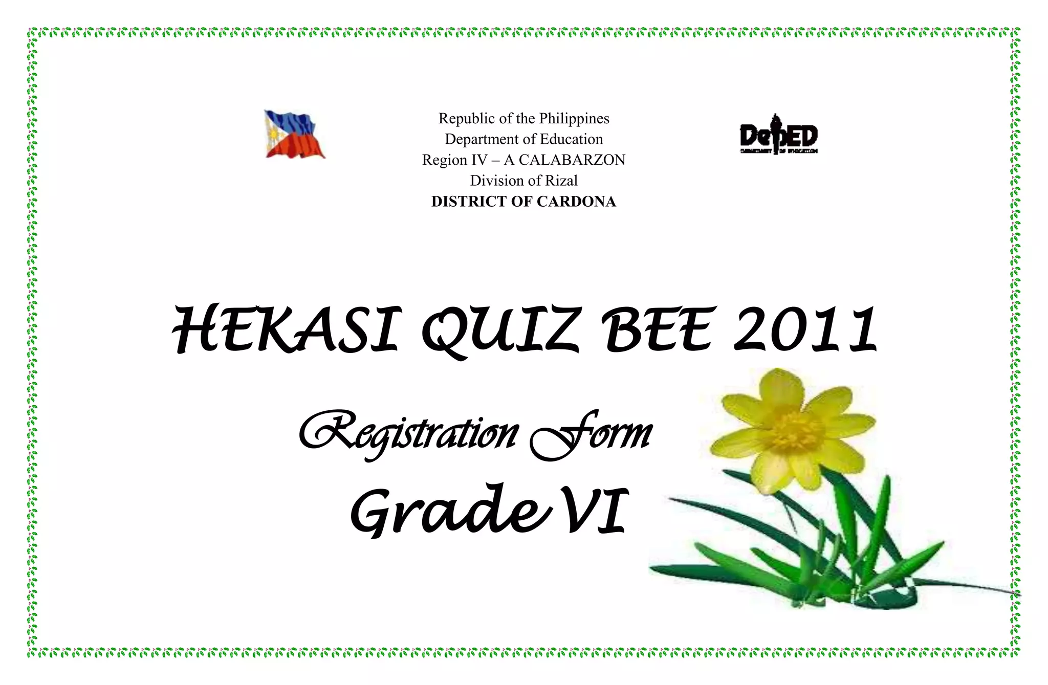 Registration form hekasi | DOCX
