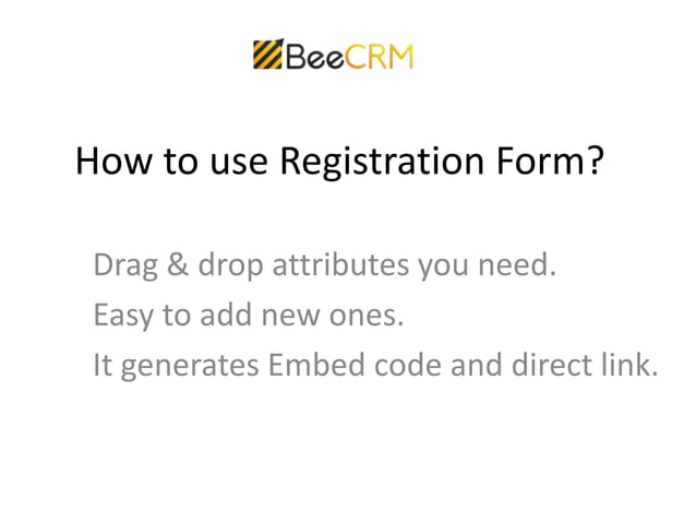 Registration form Tutorial | PPTX