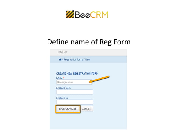 Registration form Tutorial | PPTX