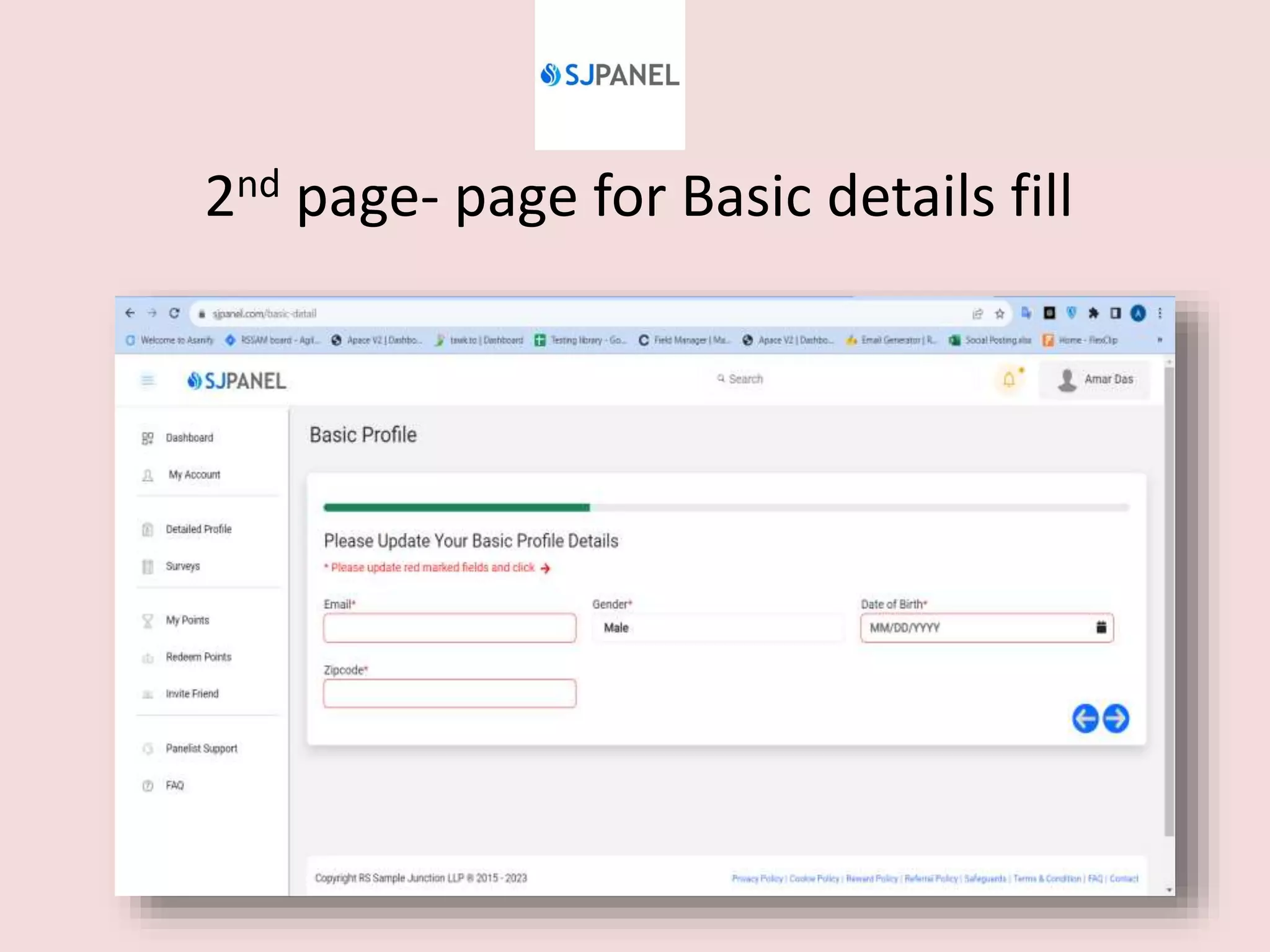 Registration For SJ Panel | PPTX