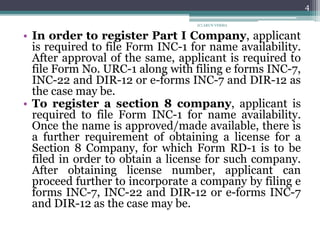 Registration of companies | PPTX