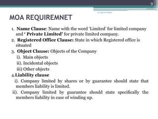 Registration of companies | PPTX
