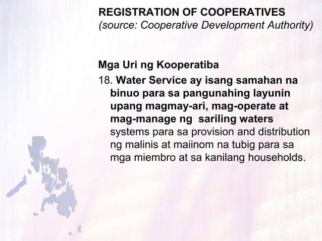 Registration of Cooperatives Tagalog | PPTX