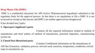 REGISTRATION OF INDIAN DRUG PRODUCT IN OVERSEAS MARKET.pptx