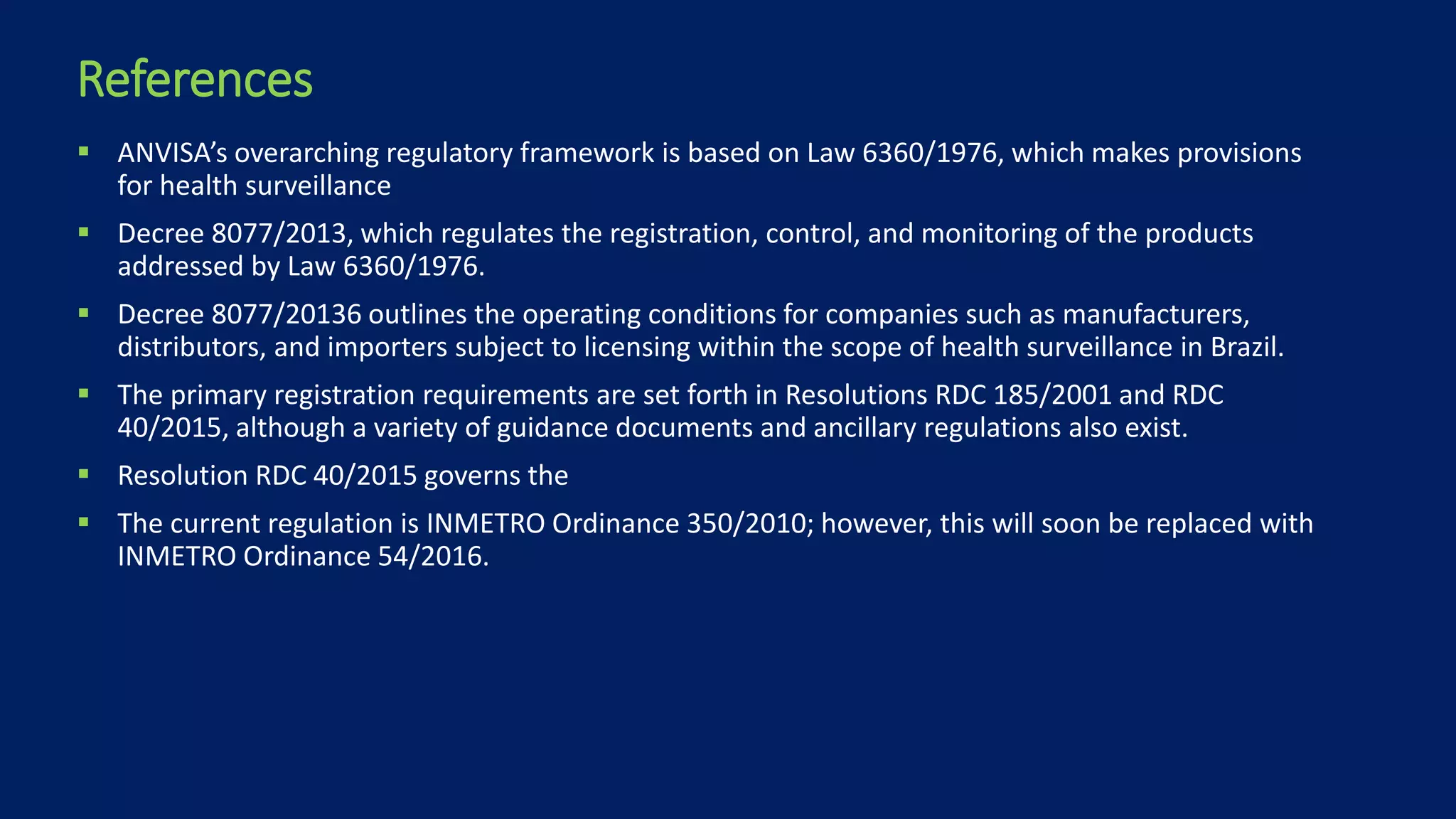 Registration of medical devices with Brazil's Anvisa | PDF