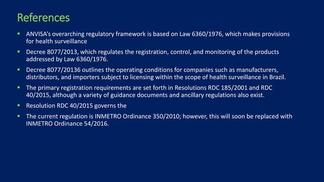 Registration of medical devices with Brazil's Anvisa | PDF | Healthcare ...