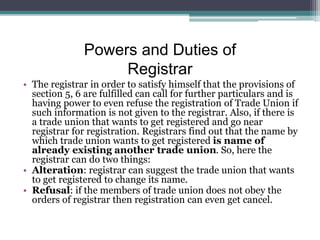 REGISTRATION OF TRADE UNION.pptx