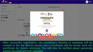 Registration of Youth in My Bharat Portal.pptx