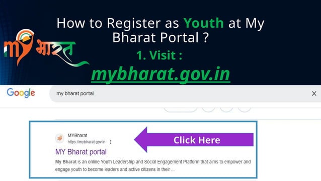 Registration of Youth in My Bharat Portal.pptx