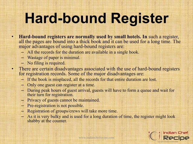 REGISTRATION PROCEDURES OF FRONT OFFICE IN HOTEL | PPTX