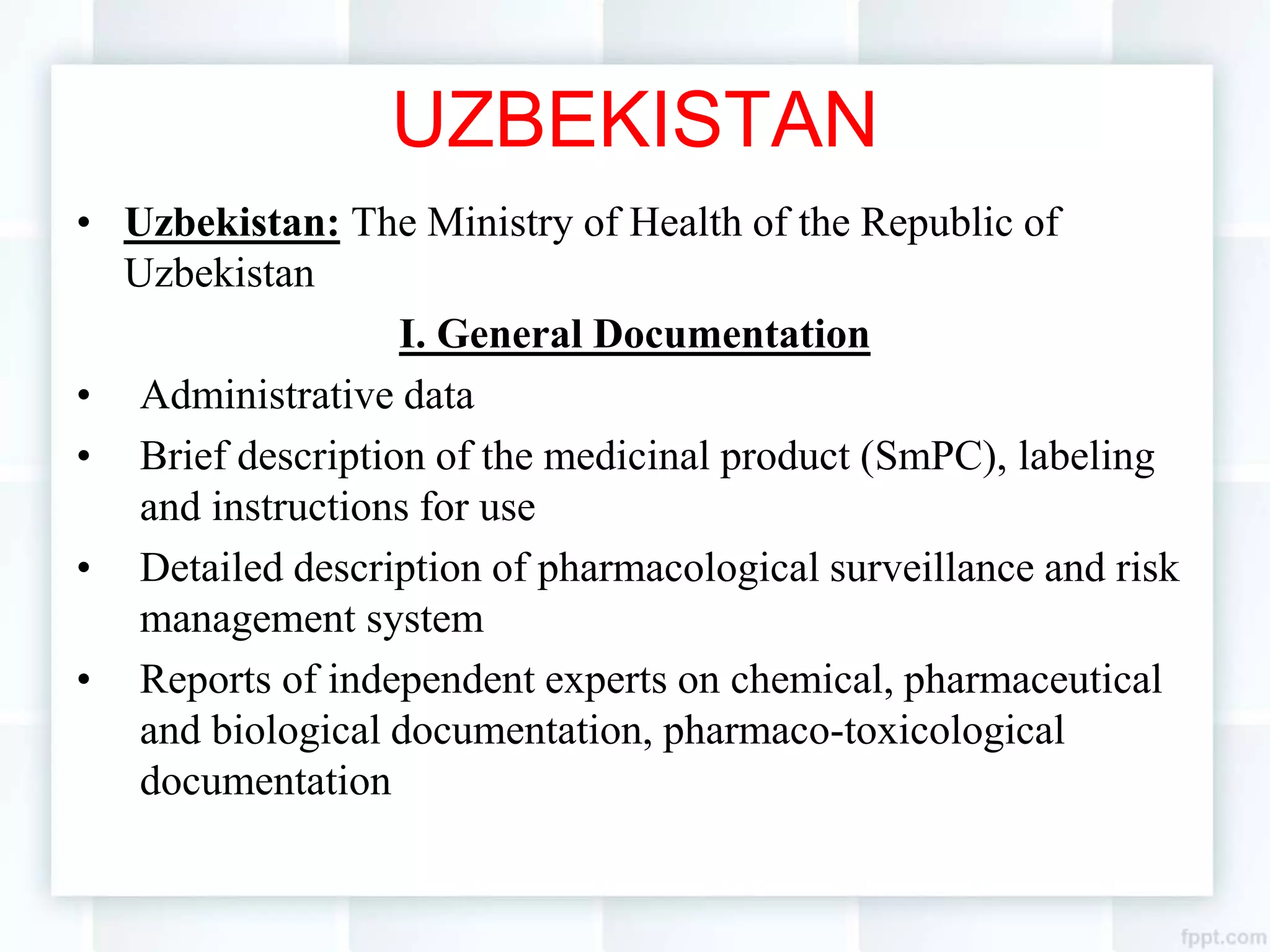 Registration requirments for cis countries | PPTX