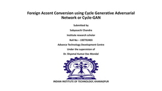 Accent conversion using Deep neural network | PPTX