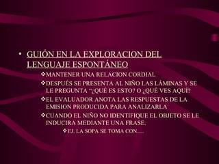 Examen logopédico articulado revisado ELA-R | PPT