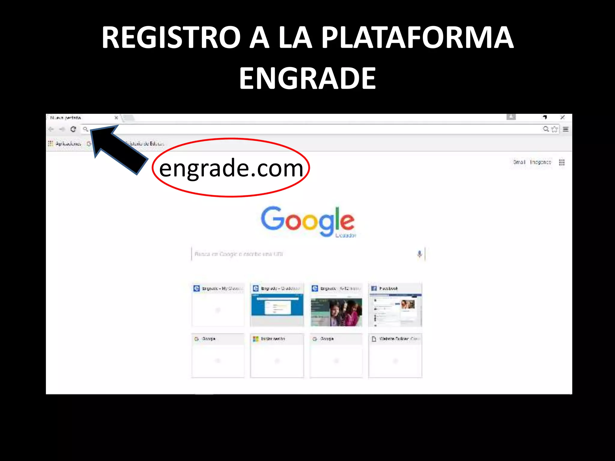 Registro a la plataforma engrade | PPSX