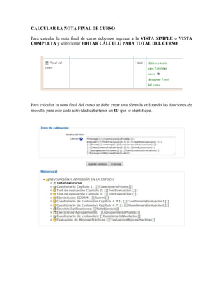 Registro de calificaciones | DOCX