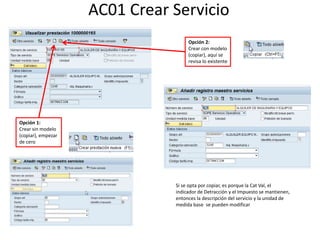 Registro de precios de servicios SAP | PPTX