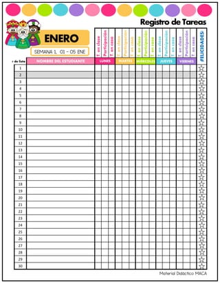 Lista De Tareas Para Imprimir De Hello Kitty