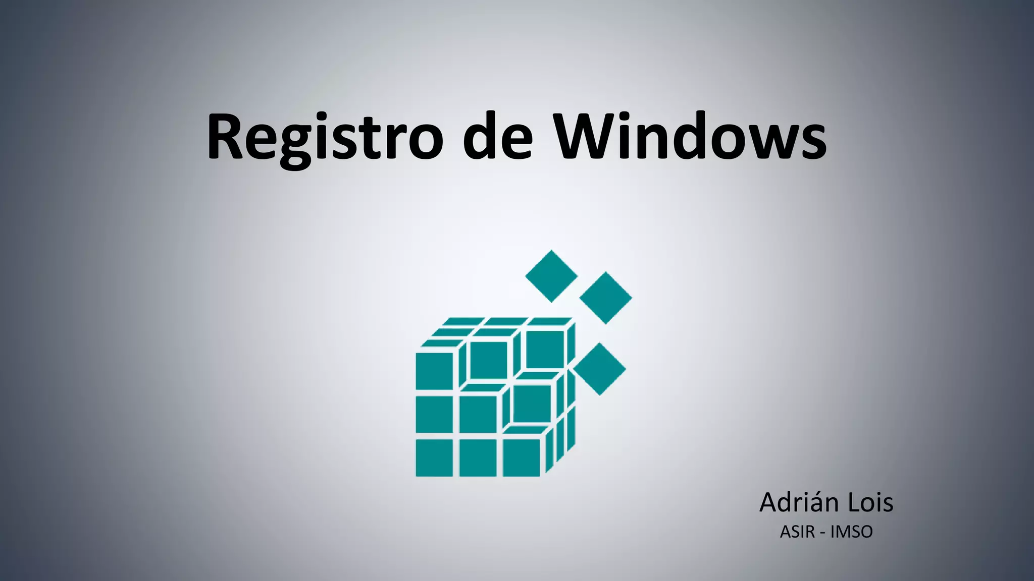 Estructura del Registro de Windows | PDF