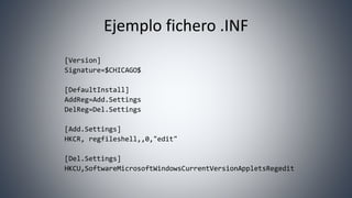 Estructura del Registro de Windows | PDF