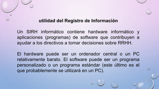 Registrol de informacion | PPTX